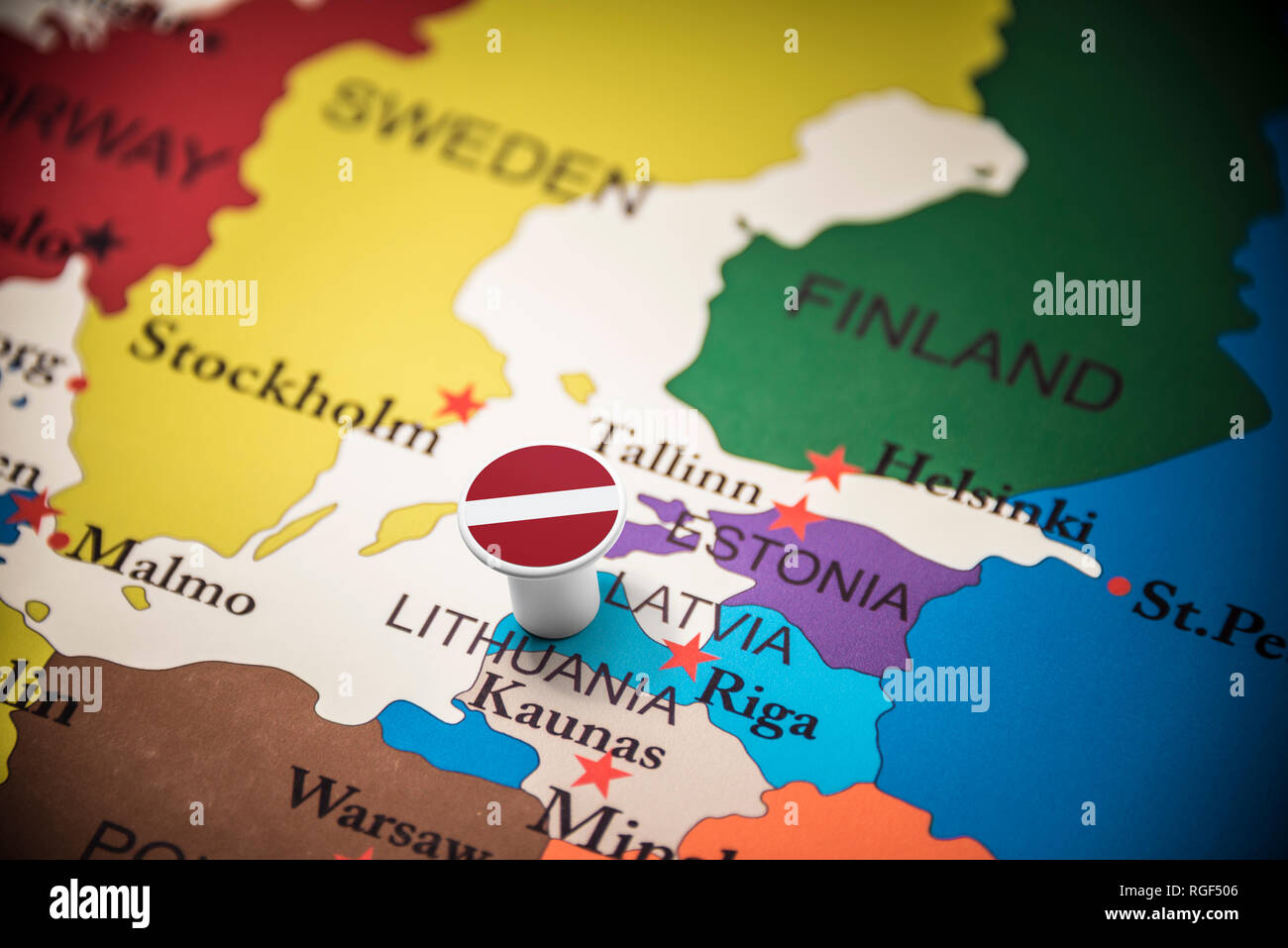 Latvia latvian flag map hi-res stock photography and images - Alamy