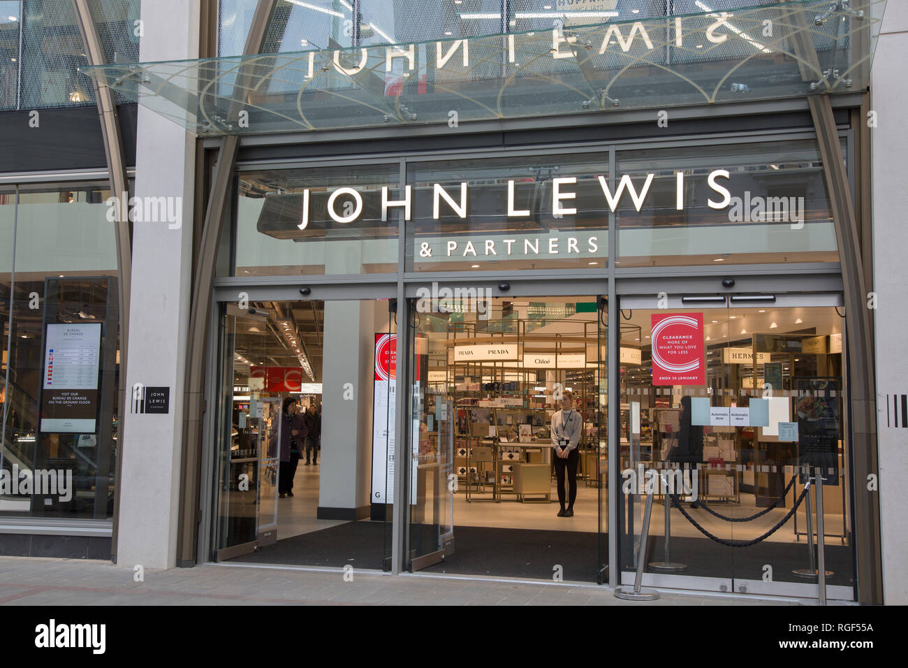 John Lewis Department Store Cheltenham; England; UK Stock Photo - Alamy