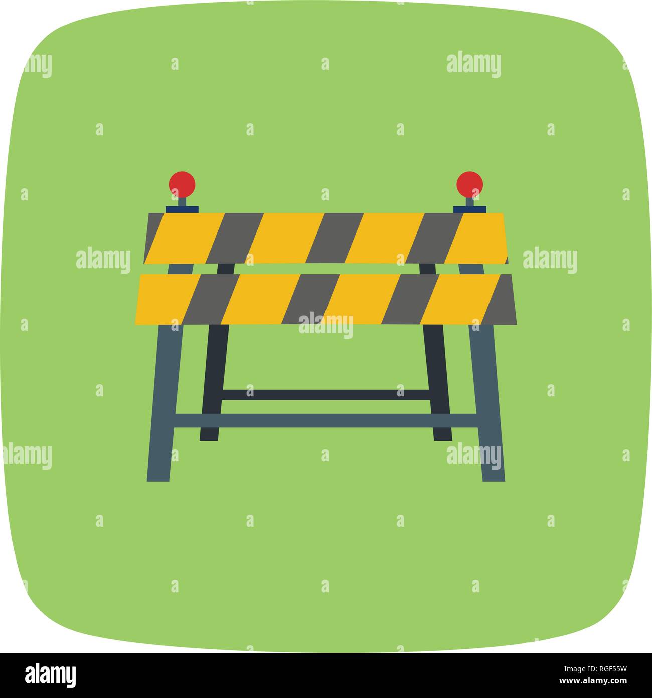 Barrier Vector Icon Sign Icon Vector Illustration For Personal And ...