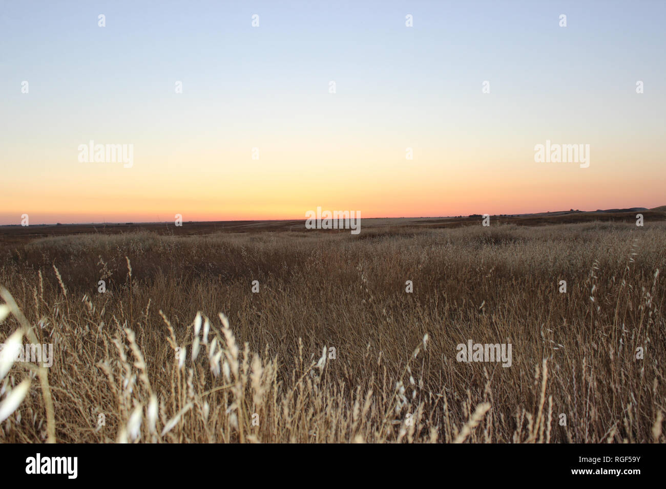 Ranch at sunset hi-res stock photography and images - Alamy
