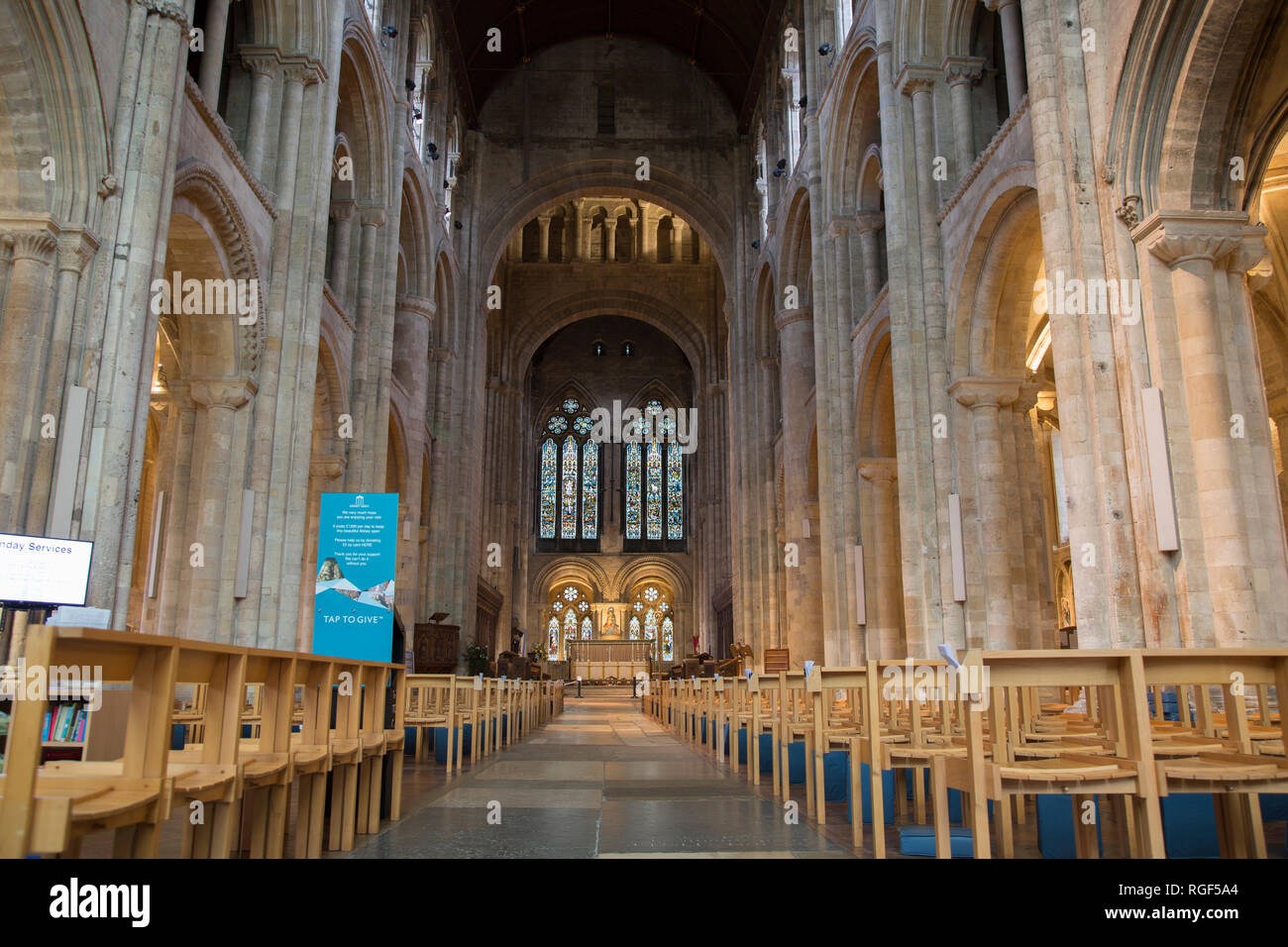 Romsey Abbey Church, Southampton, England, UK Stock Photo - Alamy