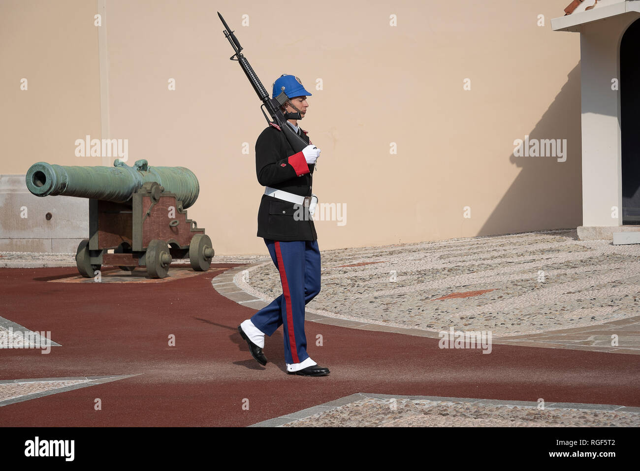 Monaco palace prince castle hi-res stock photography and images - Alamy