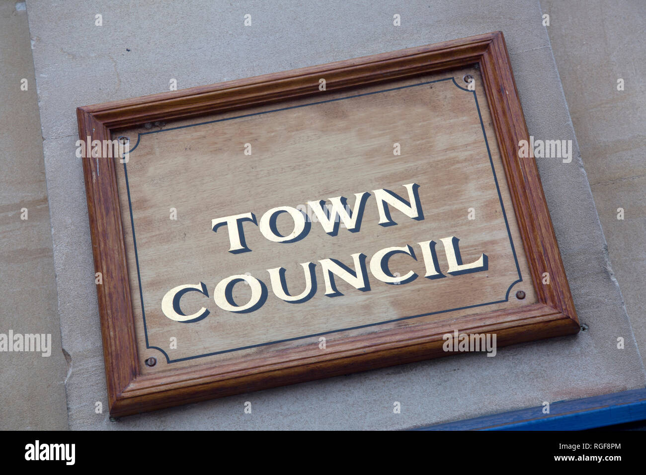 Town council sign hi-res stock photography and images - Alamy