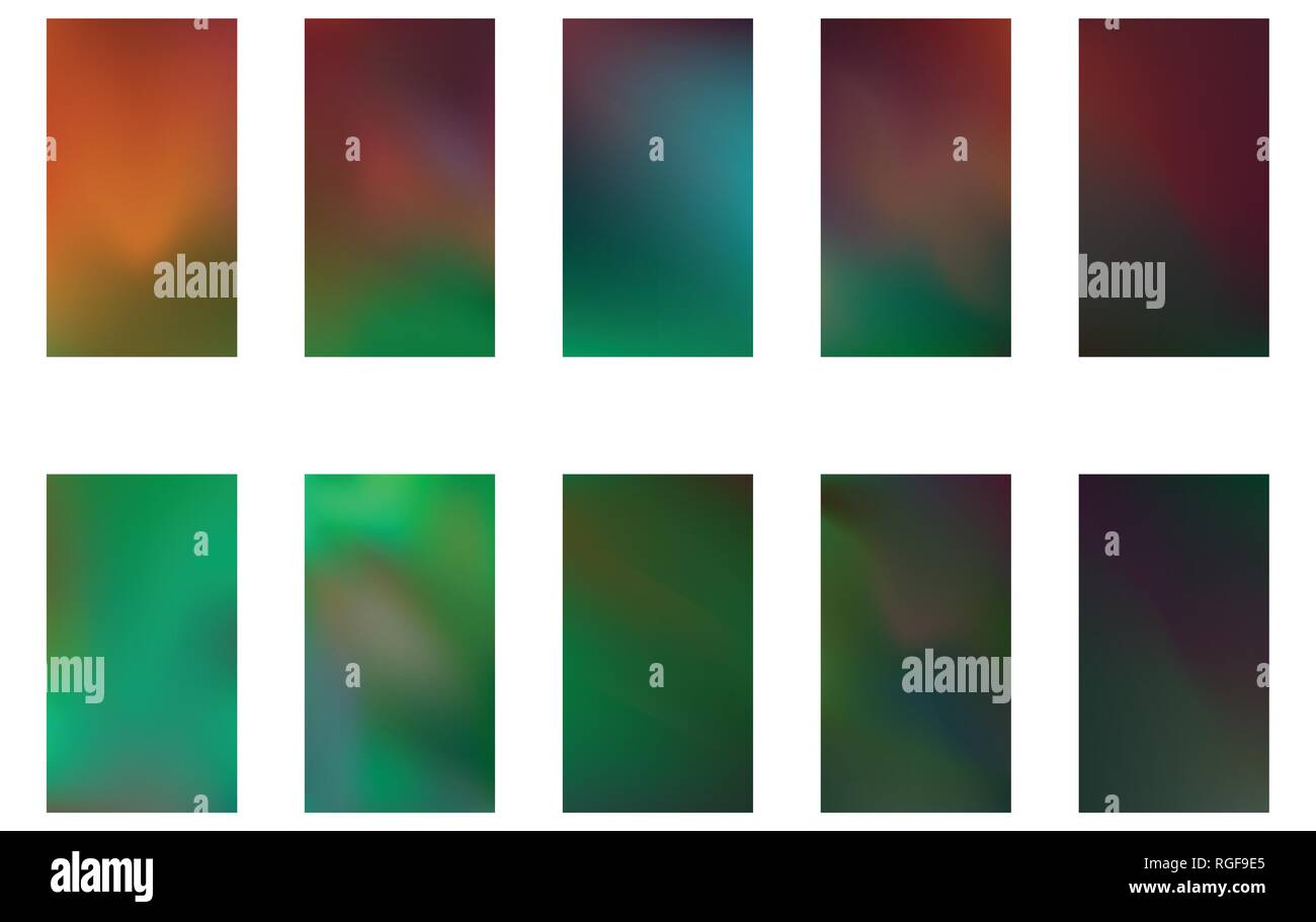 Color palette sunset Stock Vector Images - Alamy