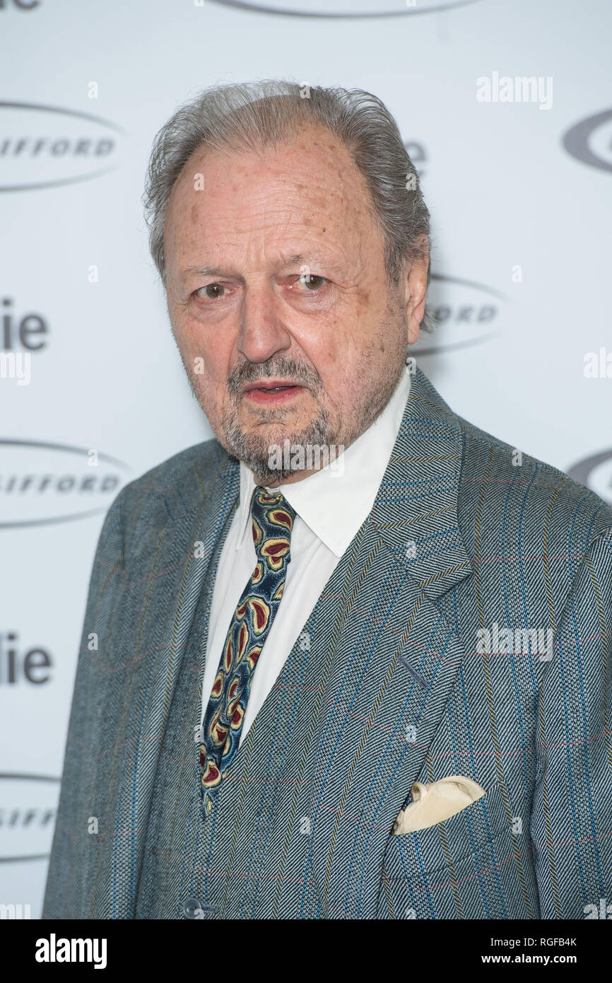 Peter Bowles arriving for the Oldie of the Year awards at Simpson's in ...