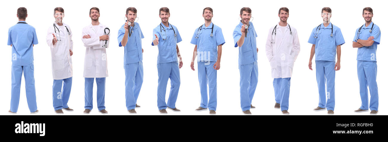 Doctor portrait collage hi-res stock photography and images - Alamy