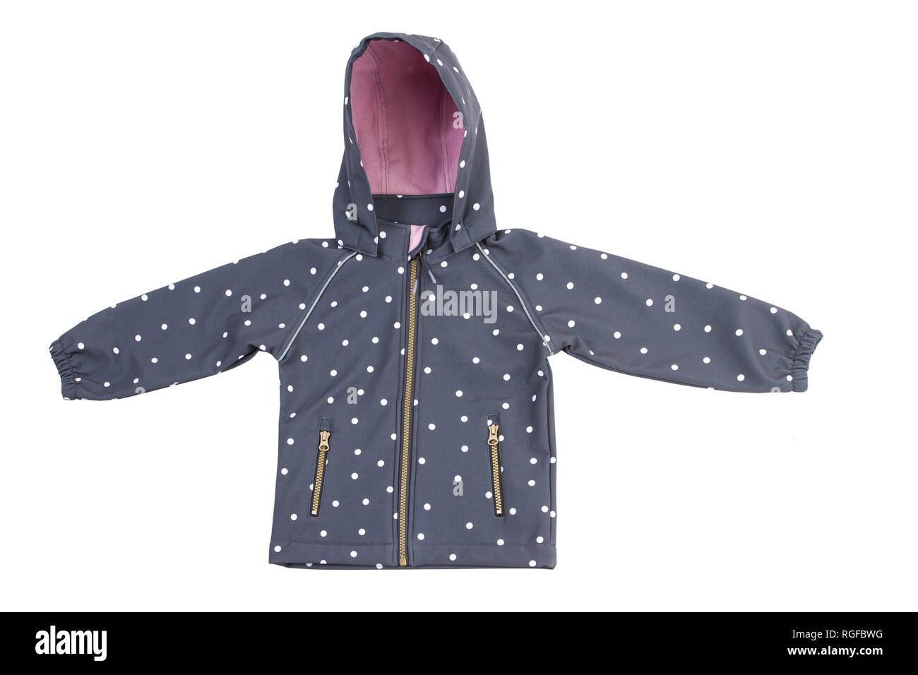 Children's jacket. jacket for girl isolated on white background Stock ...