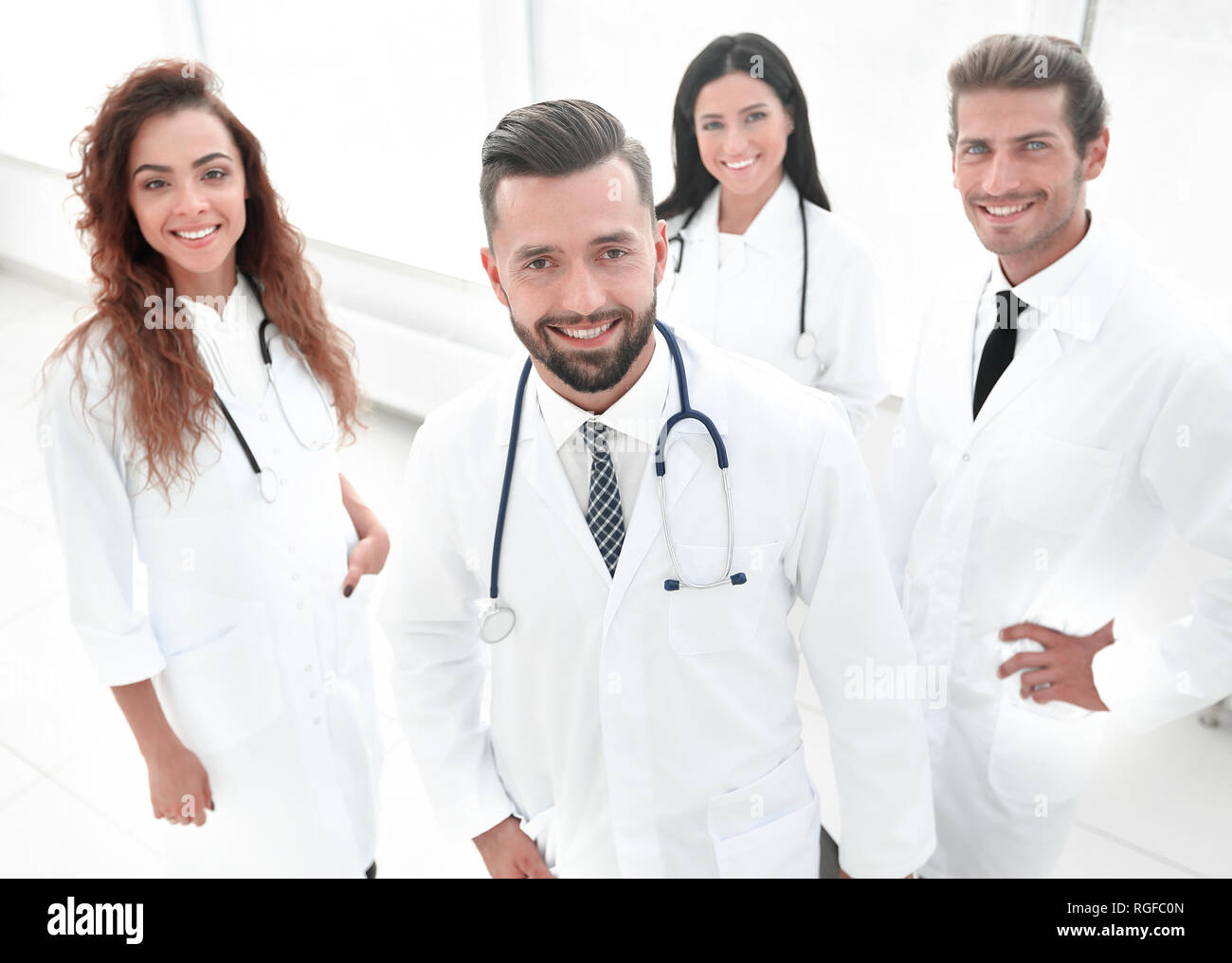 portrait of a professional team of doctors Stock Photo - Alamy