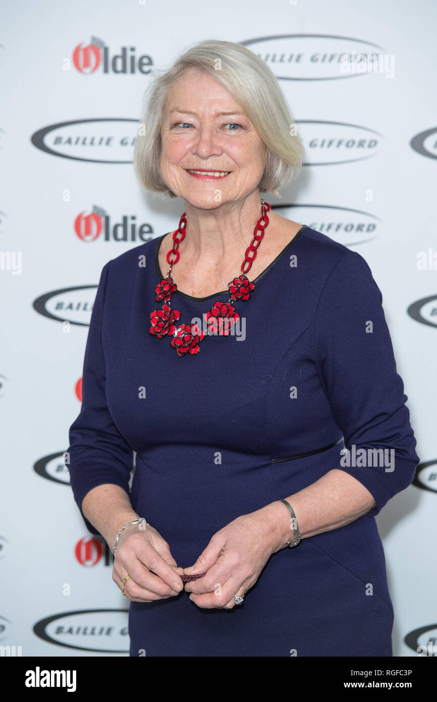 Kate Adie arriving for the Oldie of the Year awards at Simpson's in the ...