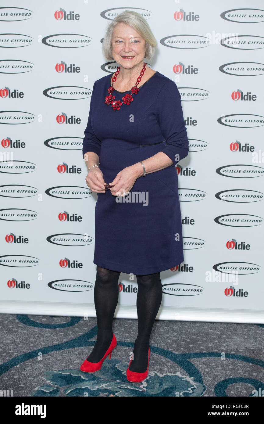 Kate Adie arriving for the Oldie of the Year awards at Simpson's in the ...