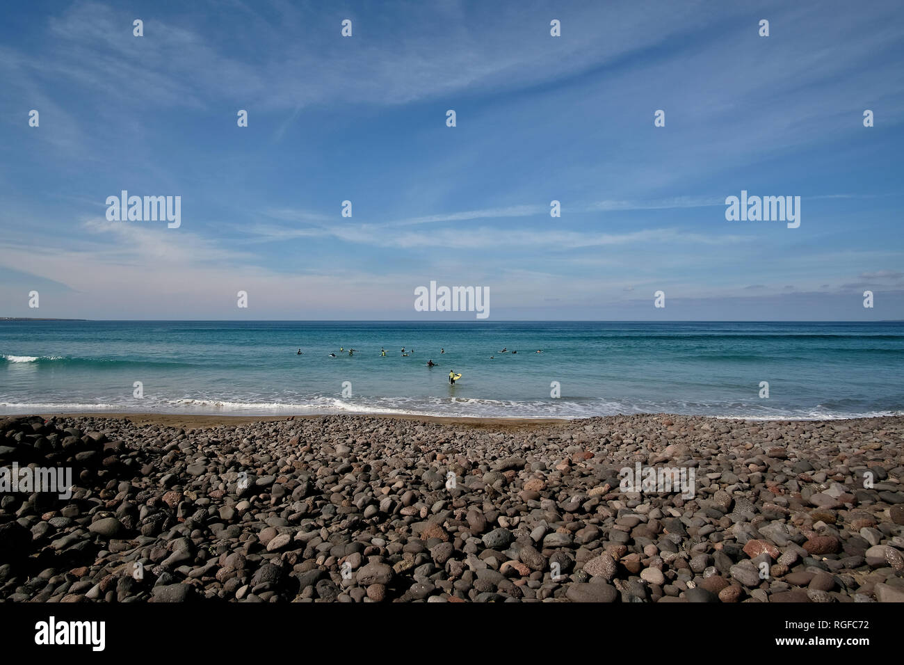Playa famara caleta de famara hi-res stock photography and images - Alamy