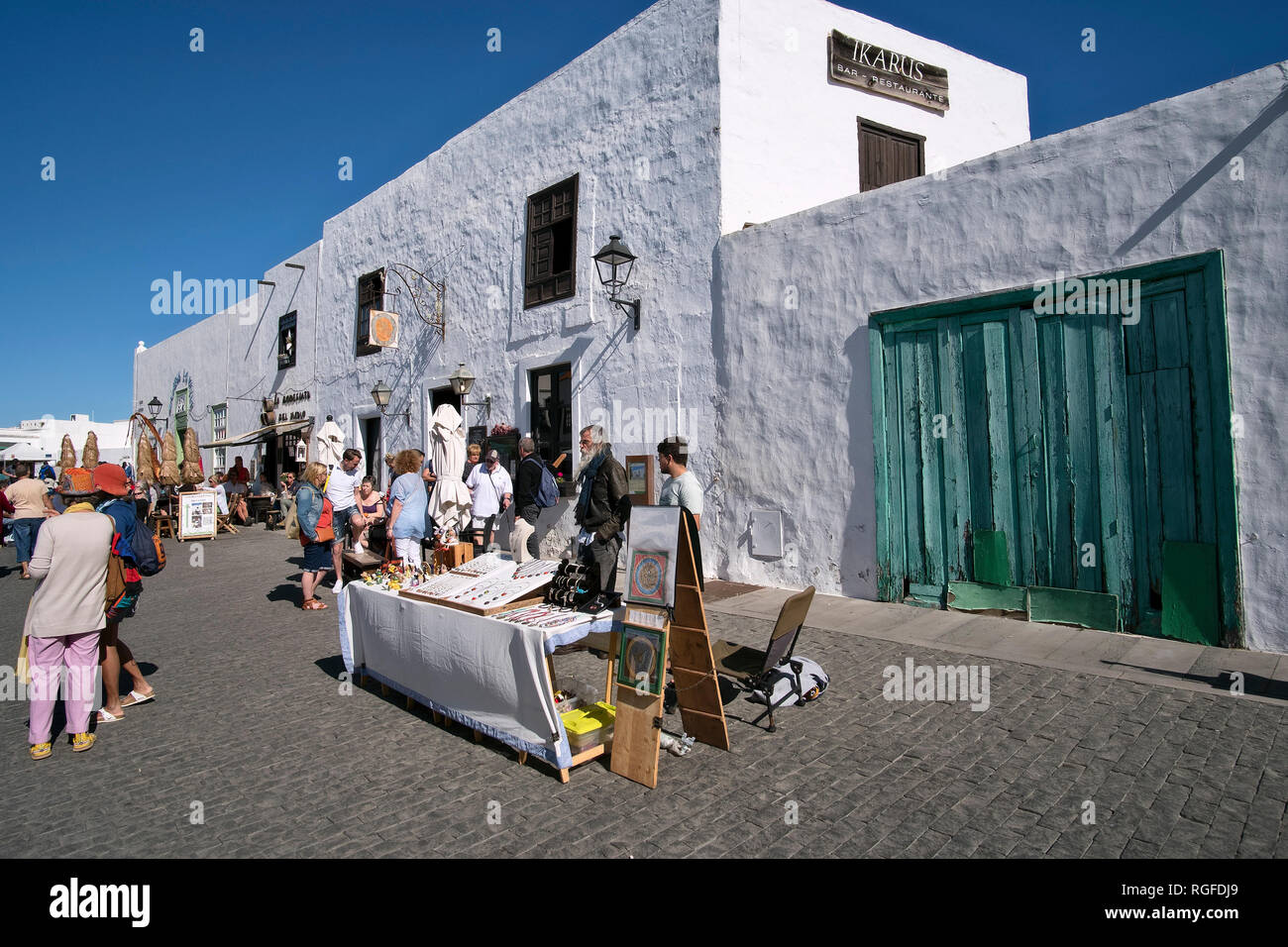 Teguise flea market hi-res stock photography and images - Alamy