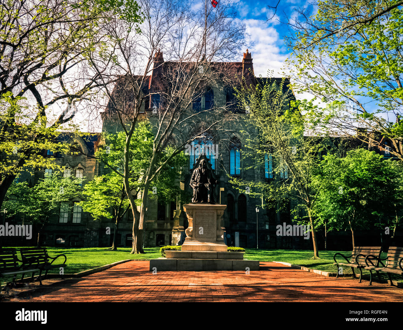 University of Pennsylvania main building Stock Photo - Alamy