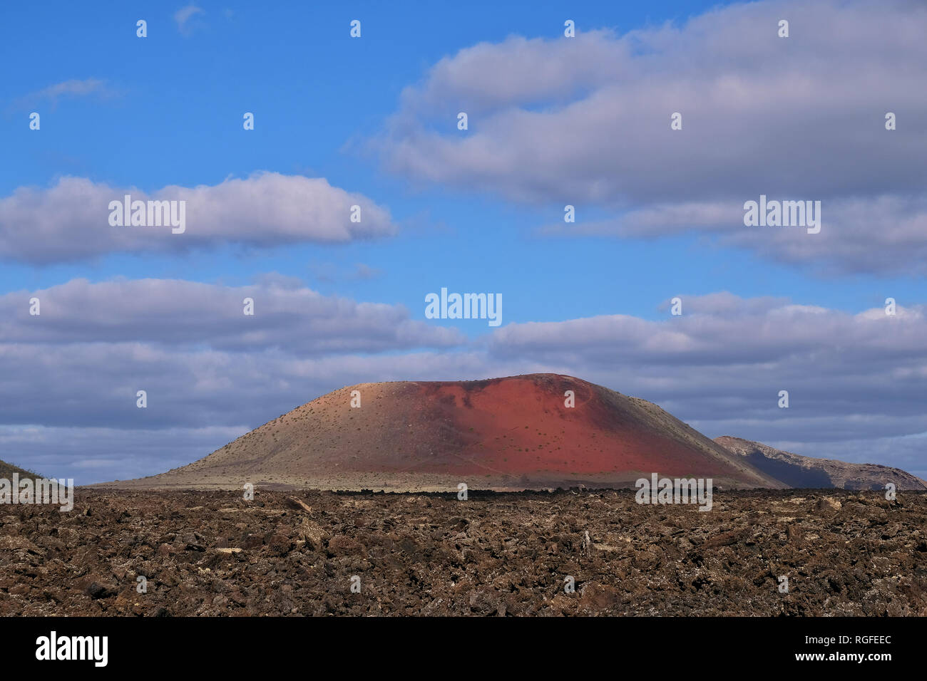 Volcano Caldera Colorada Stock Photo - Alamy