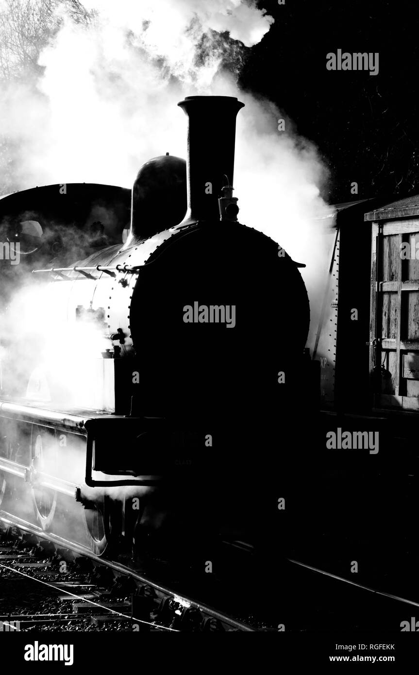 Visiting LNER Class J15 No 7564 leaving Bitton station on the Avon ...