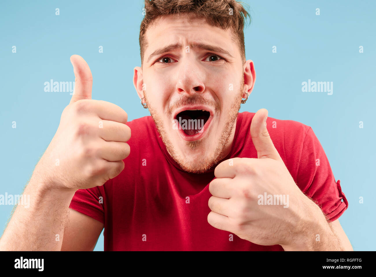 I won. Winning success happy man celebrating being a winner. Dynamic ...