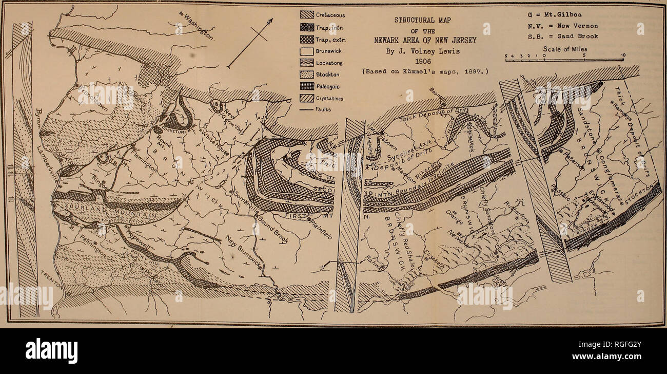 Structural geology map hi-res stock photography and images - Alamy