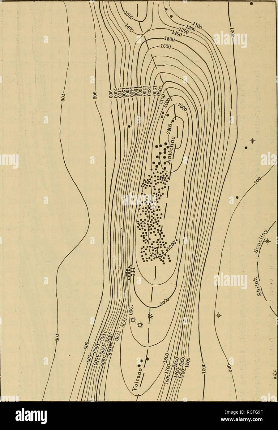 Geology contour lines hi-res stock photography and images - Alamy