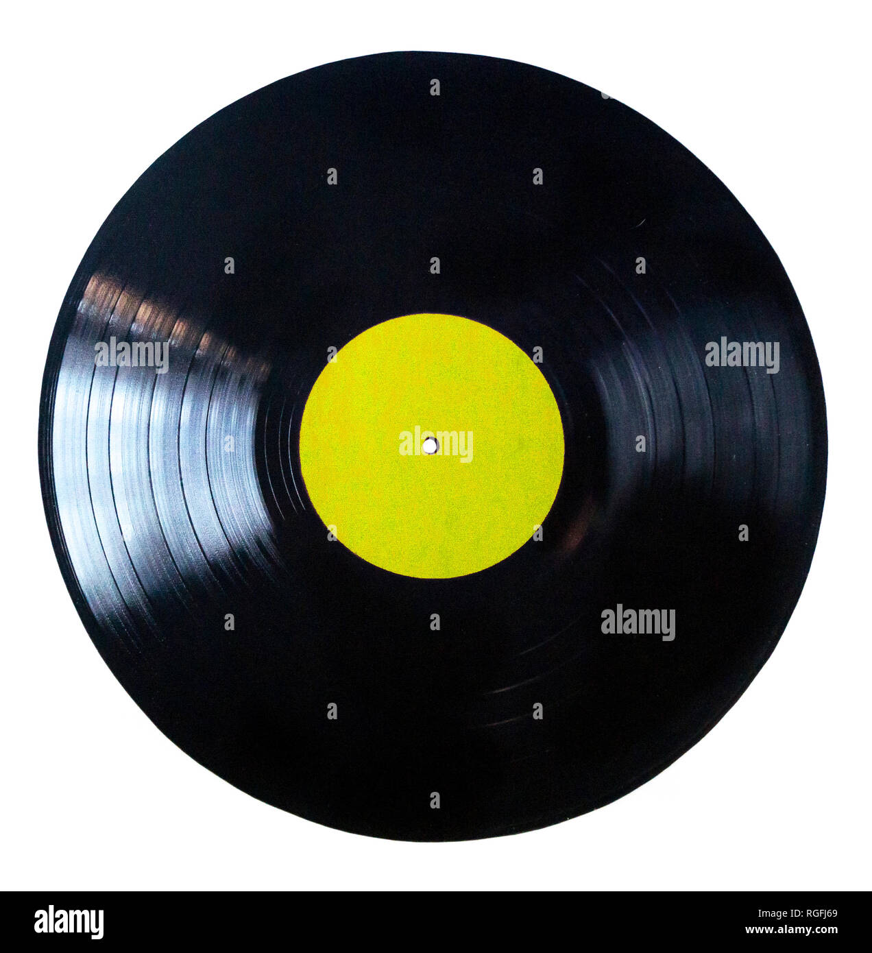 Vynil on white background Stock Photo - Alamy