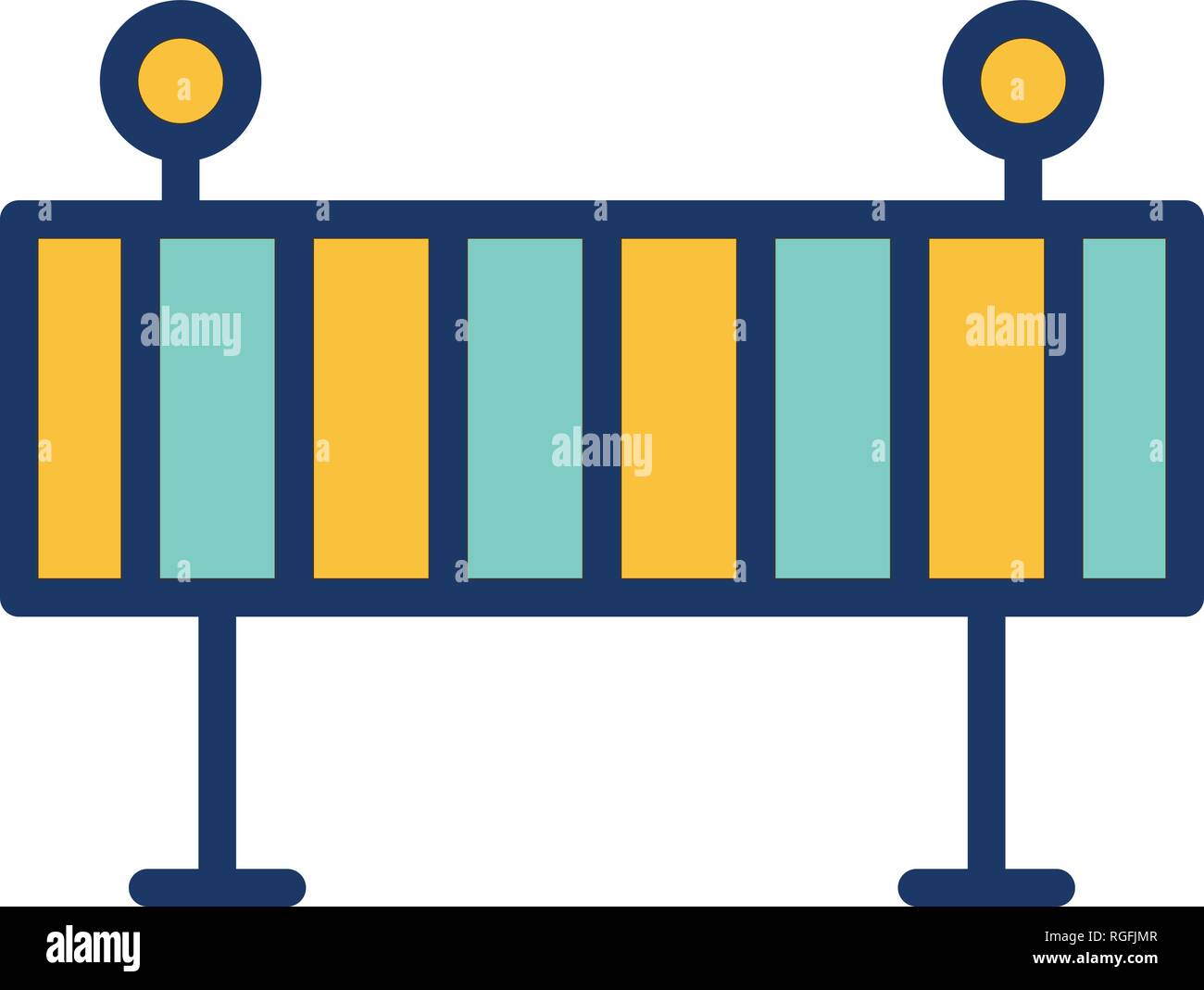 Barrier Vector Icon Sign Icon Vector Illustration For Personal And ...