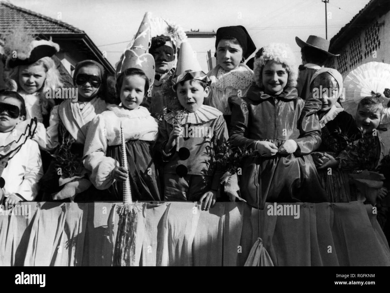 Italy, Piedmont, castellamonte carnival, 1953 Stock Photo - Alamy