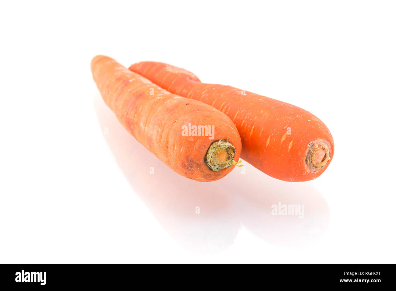 Rotten carrot isolated on white background Stock Photo - Alamy