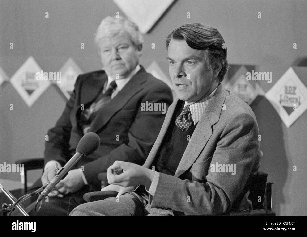 Deputy leader of the social democratic party Black and White Stock ...