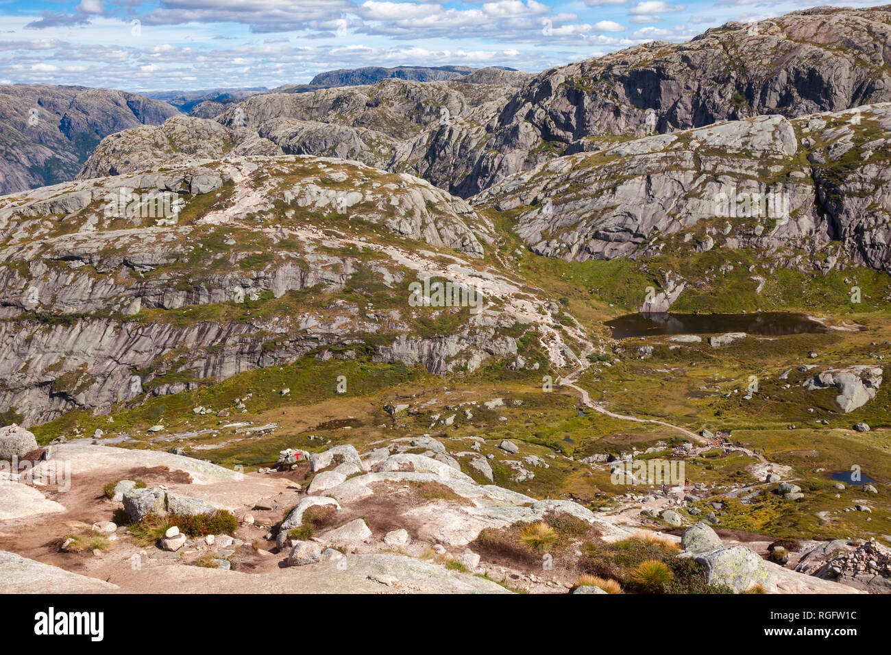 Walking along a marked pathway hi-res stock photography and images - Alamy