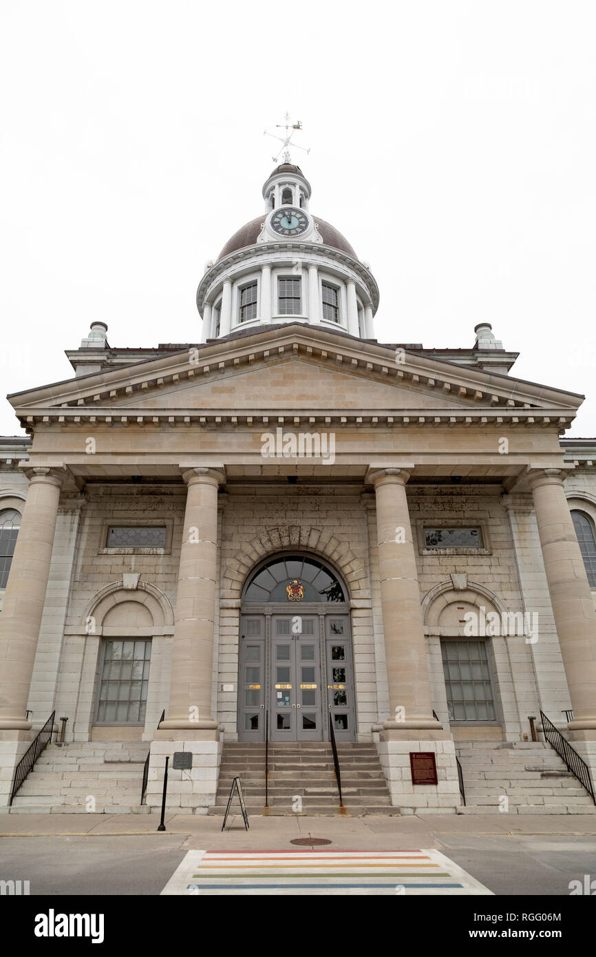 Kingston City Hall in Ontario, Canada. The municipal building was ...