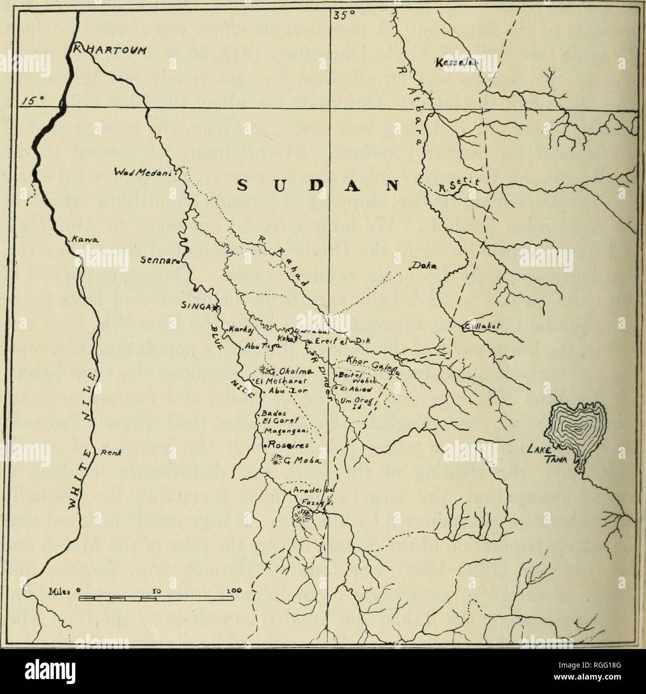 Upper nile map hi-res stock photography and images - Alamy