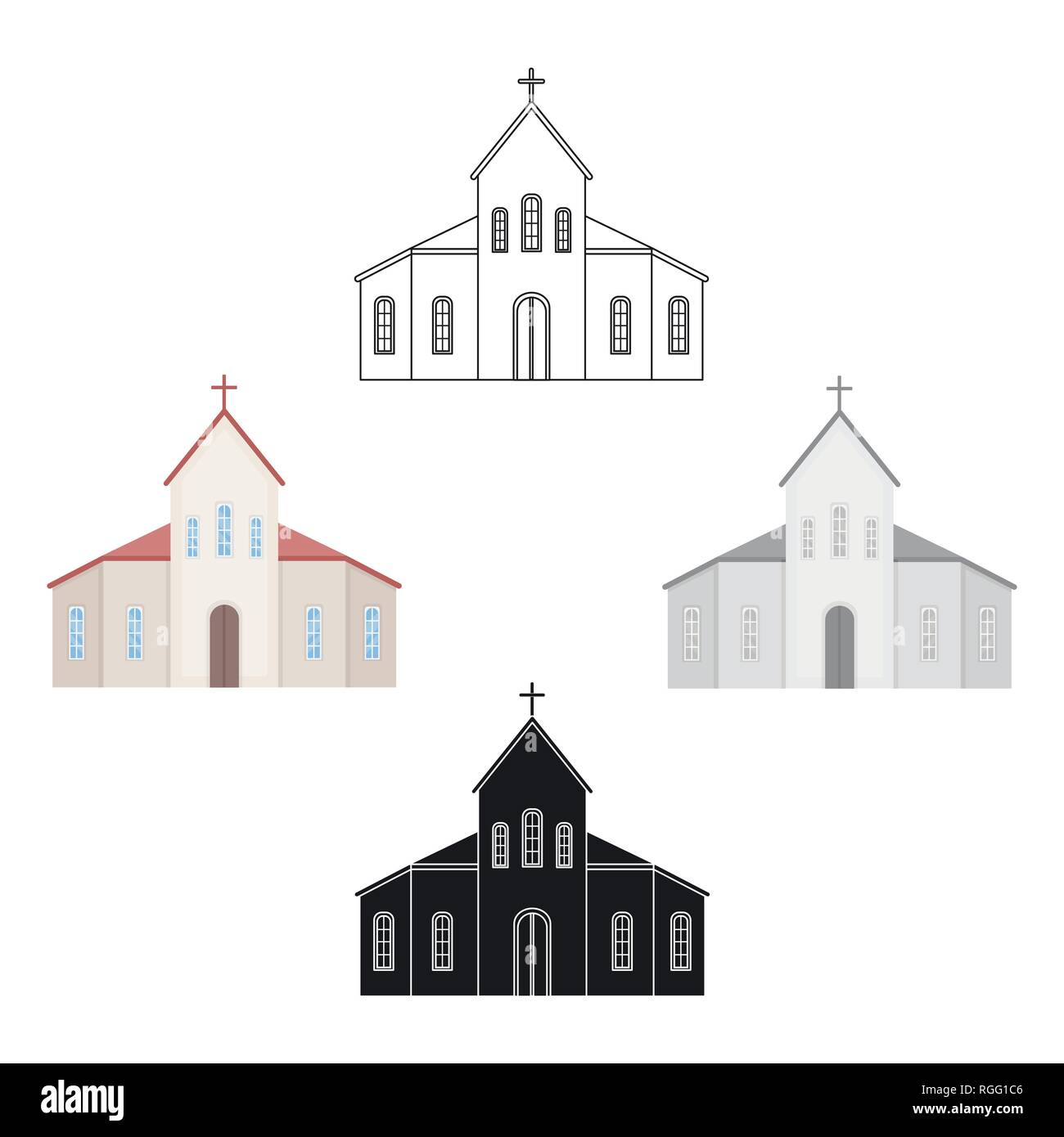 Christianity Church Drawing