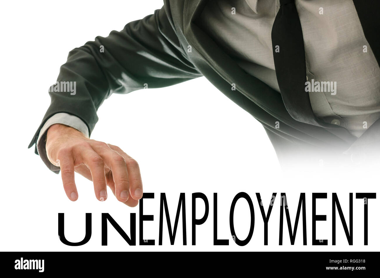 Hand pushing away hi-res stock photography and images - Alamy