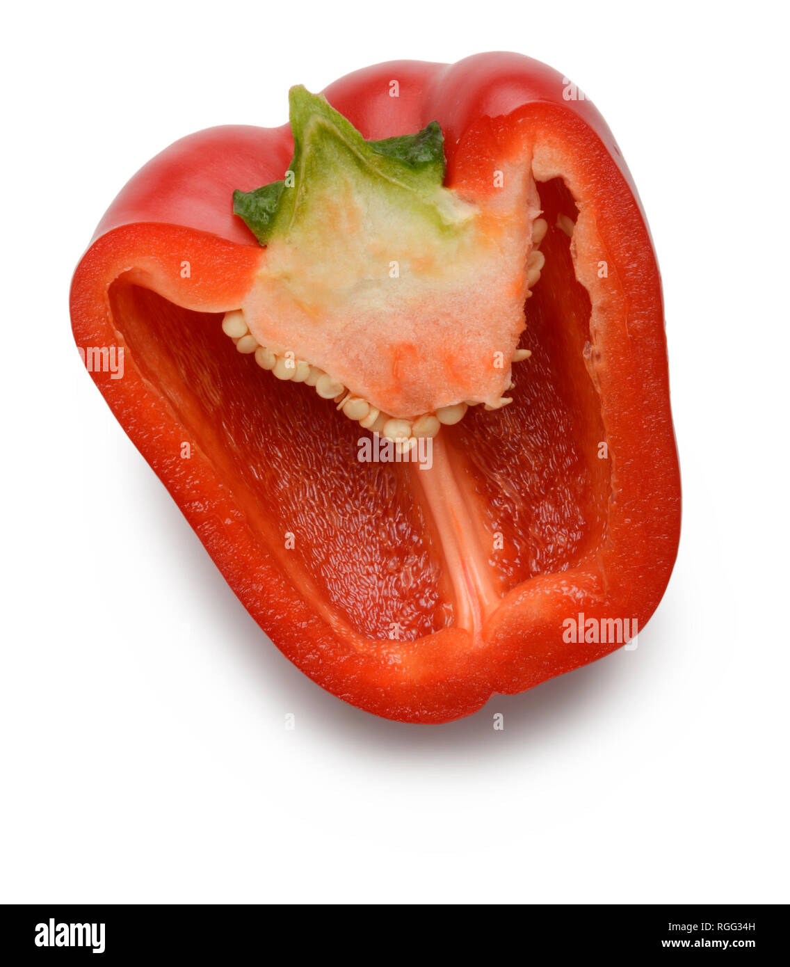 Cross section red bell pepper hi-res stock photography and images - Alamy