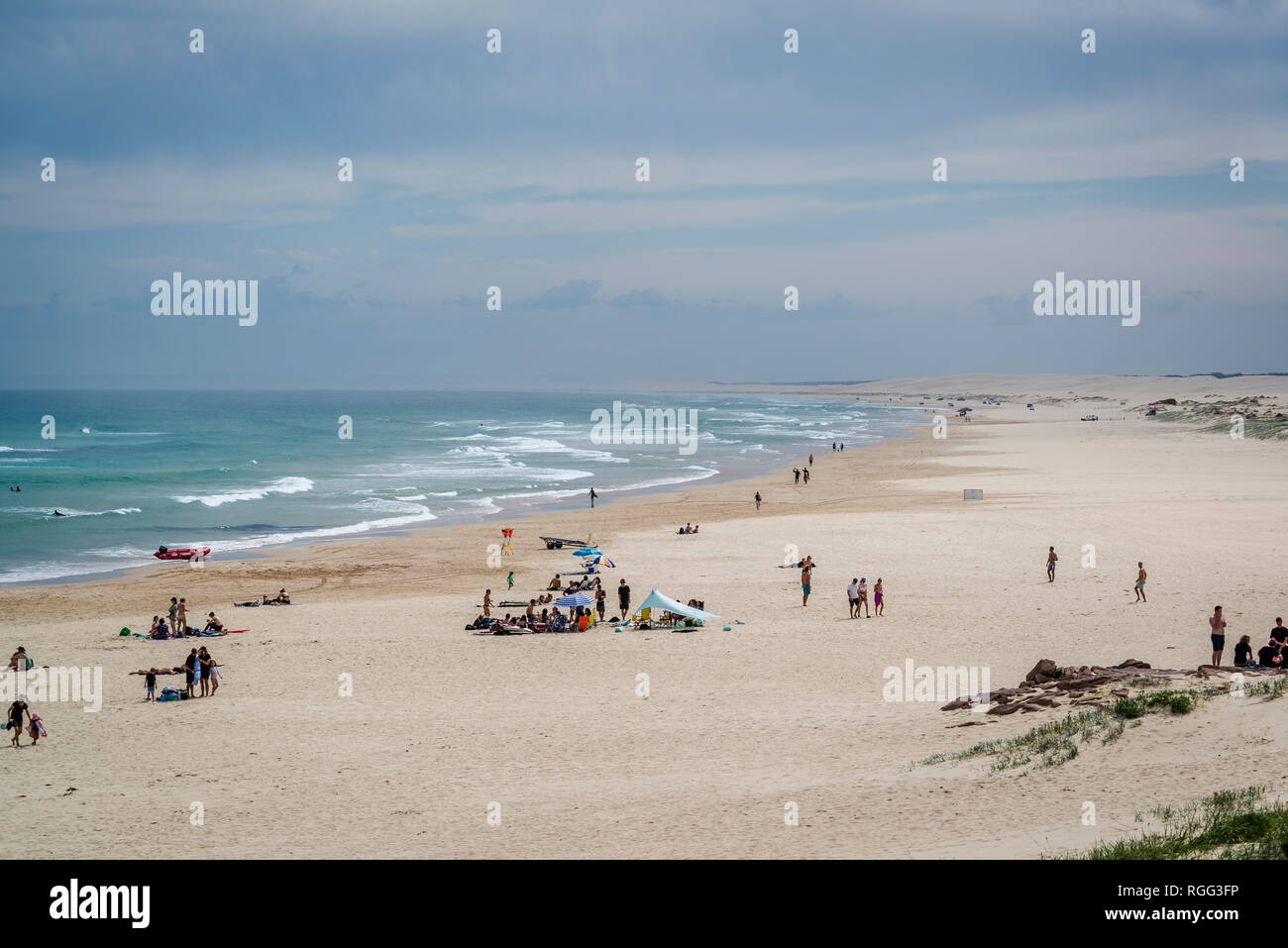 Birubi Beach, Port Stephens, NSW, Australia Stock Photo - Alamy
