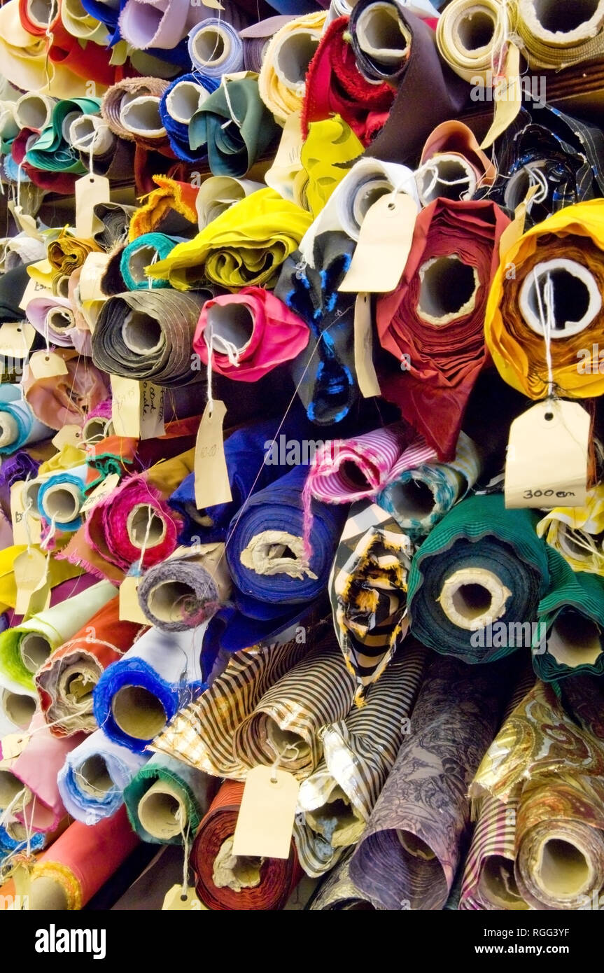 Fabric Rolls High Resolution Stock Photography and Images - Alamy