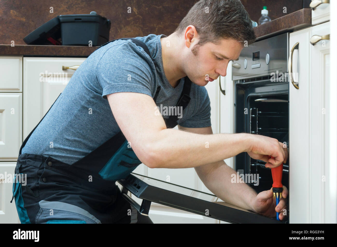 Kitchen overalls hi-res stock photography and images - Alamy