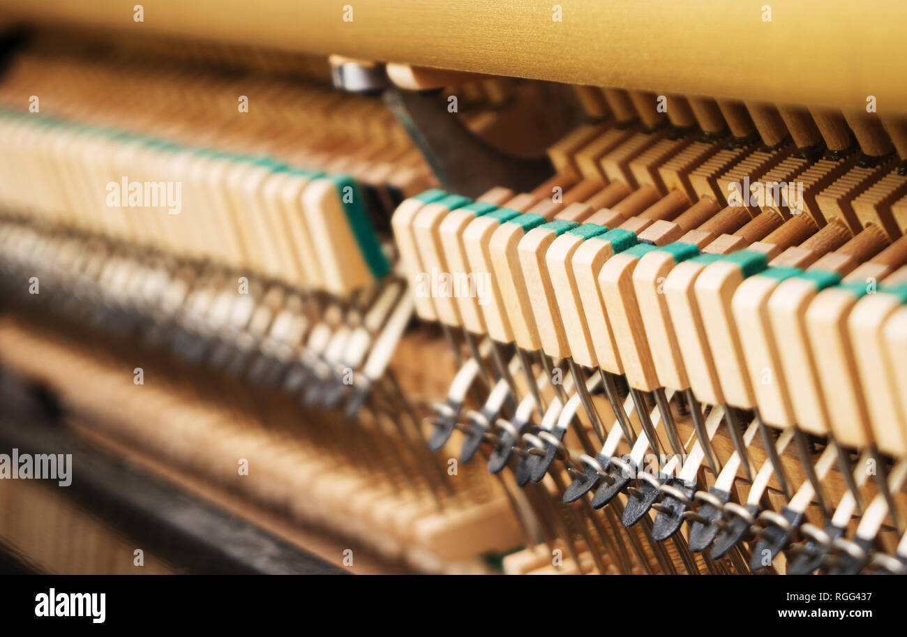 Inside grand piano hi-res stock photography and images - Alamy