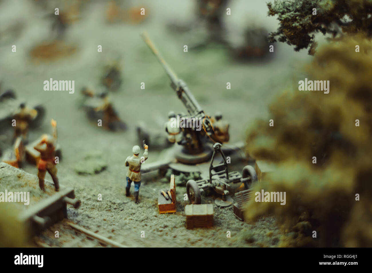 Novokuzneck, Russia - 26.07.2018: Wargaming miniatures depicting Soviet ...