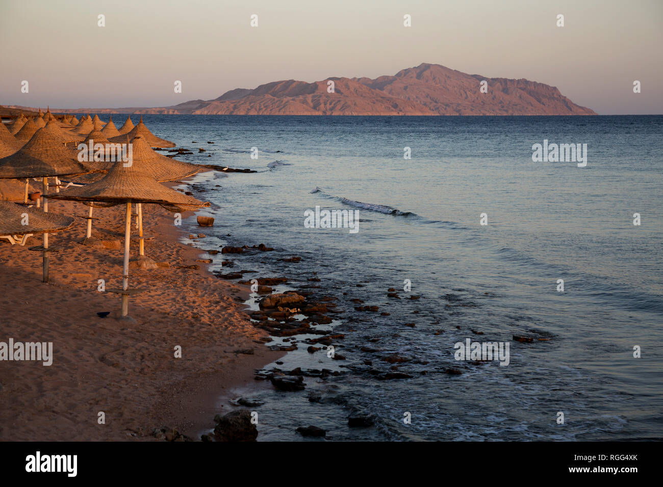 View of Tiran island and Red Sea. Egypt Stock Photo - Alamy