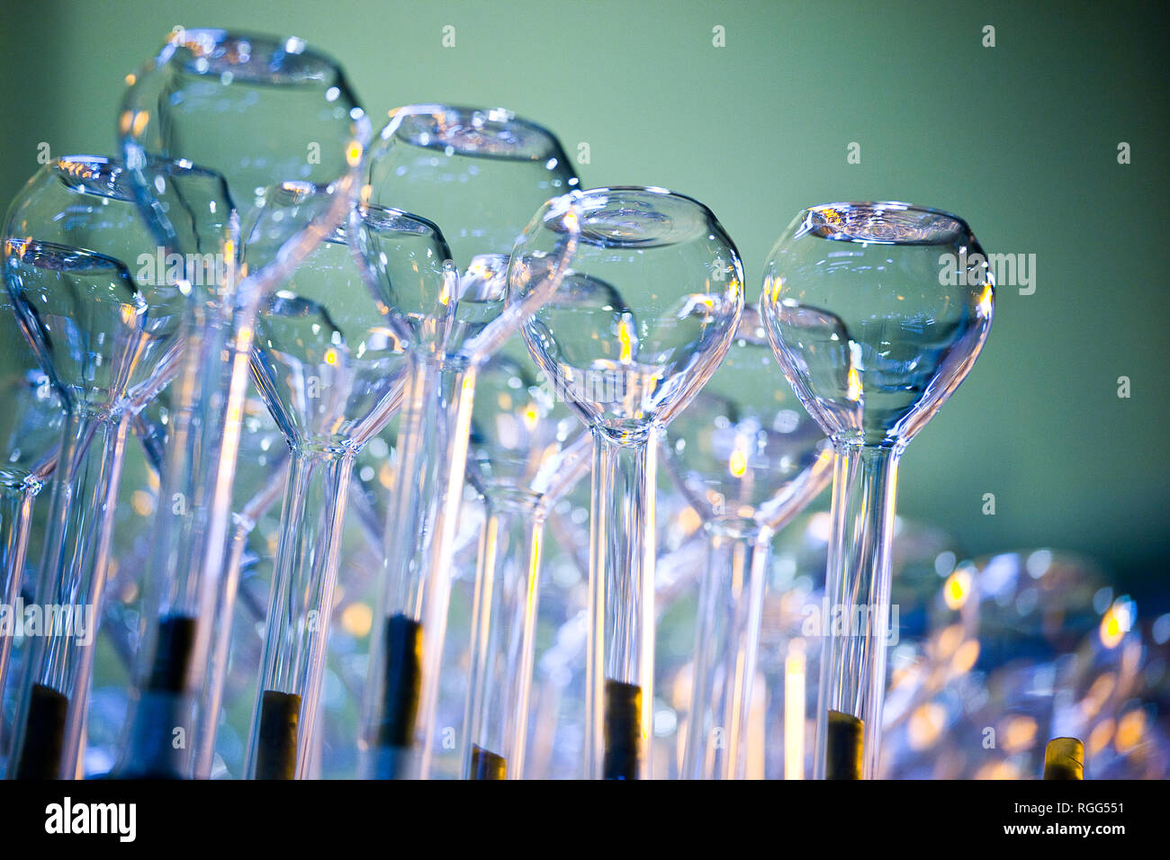 Laboratory artisan glass test tubes Stock Photo - Alamy