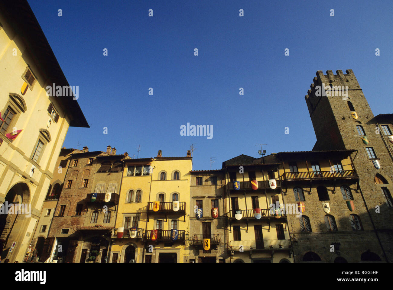 piazza grande (piazza vasari), arezzo, toscana (tuscany), italy Stock Photo - Alamy