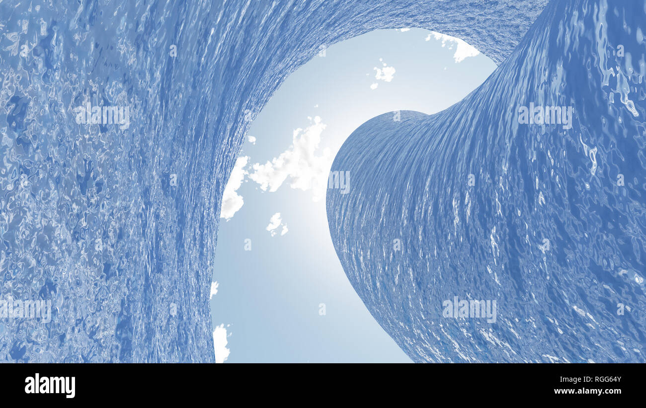Inside barrel wave water ocean hi-res stock photography and images - Alamy
