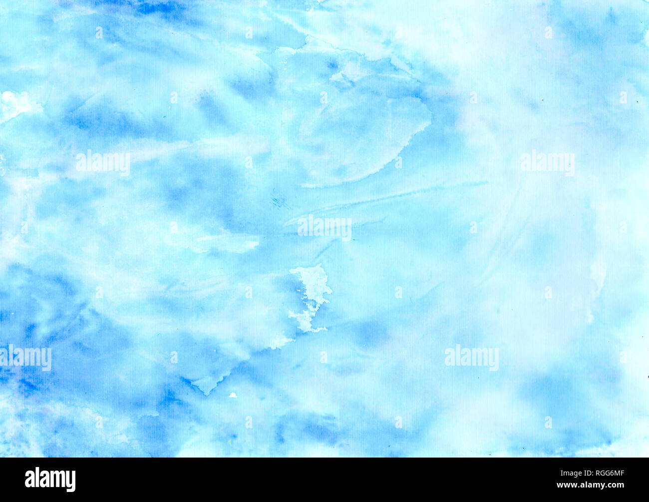 hand paint blue watercolor background Stock Photo - Alamy