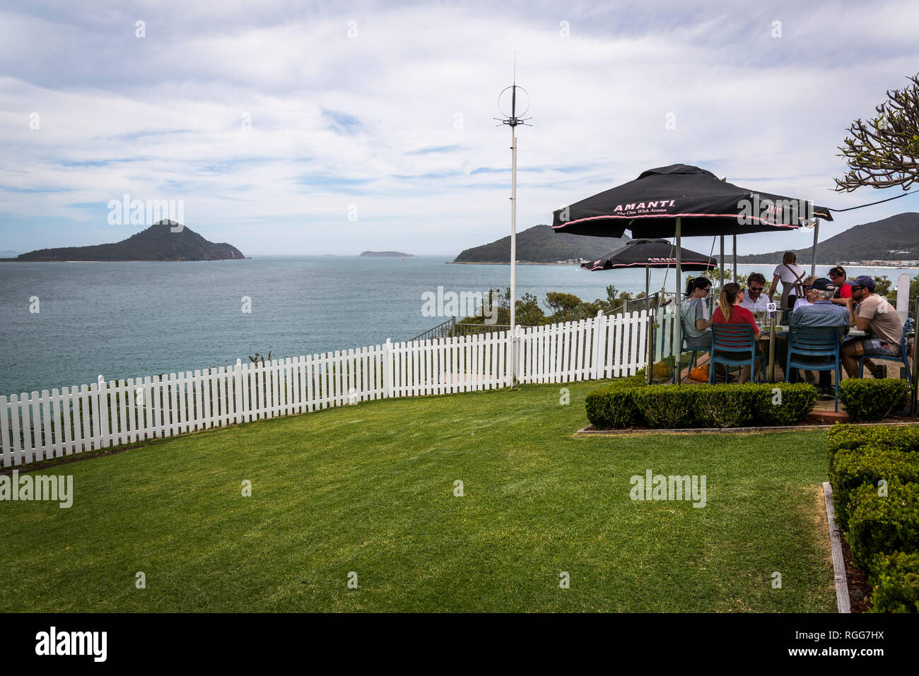 Marine Rescue Radio Base tea rooms, Port Stephens, NSW, Australia Stock ...