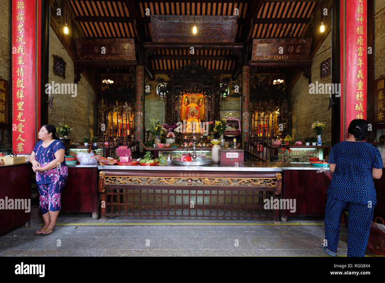 Chua Ba Thien Hau Temple aka Ba Thien Hau Pagoda in Ho Chi Minh City ...