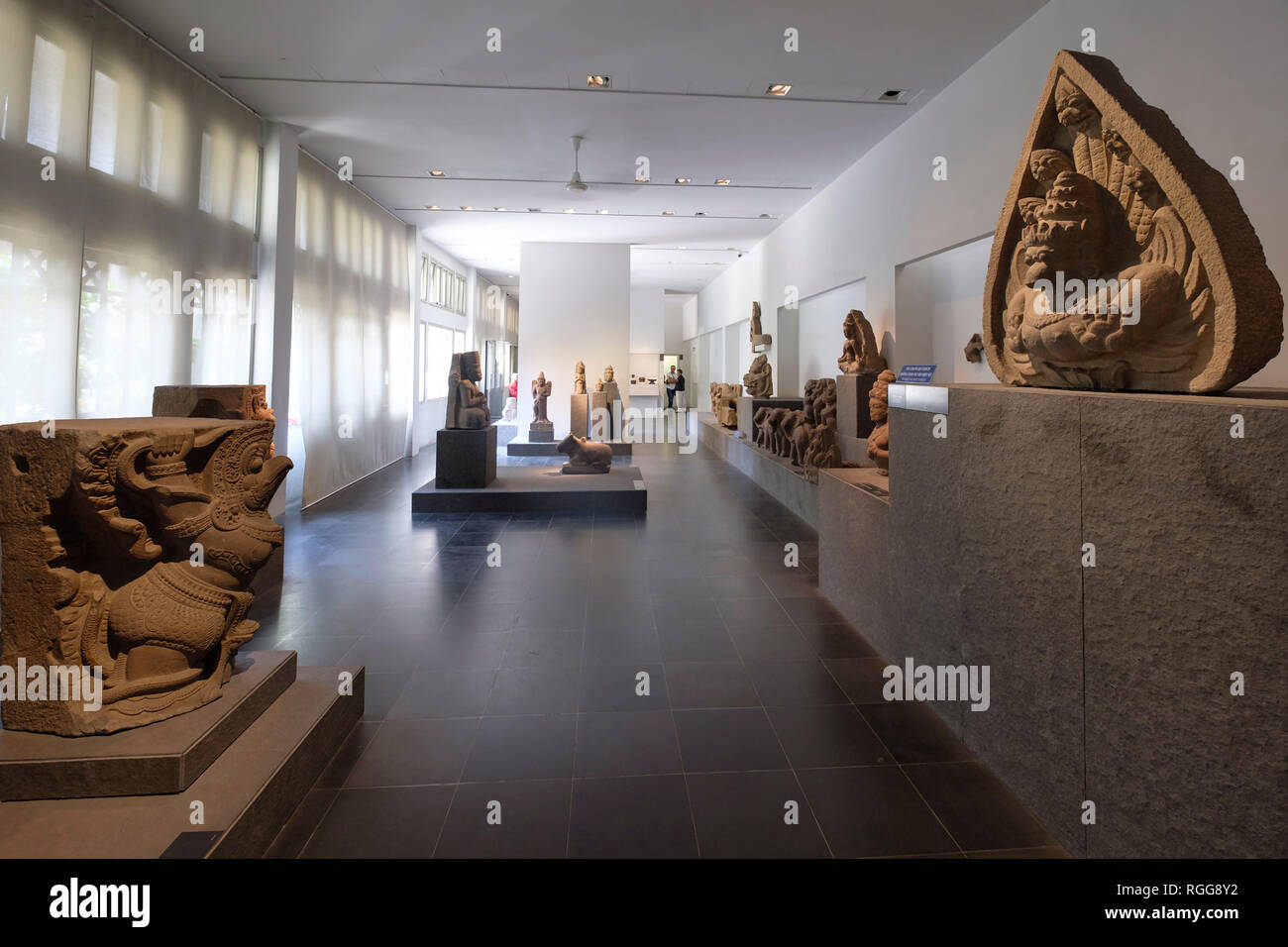 Champa civilization sculptures at the History Museum in Ho Chi Minh ...