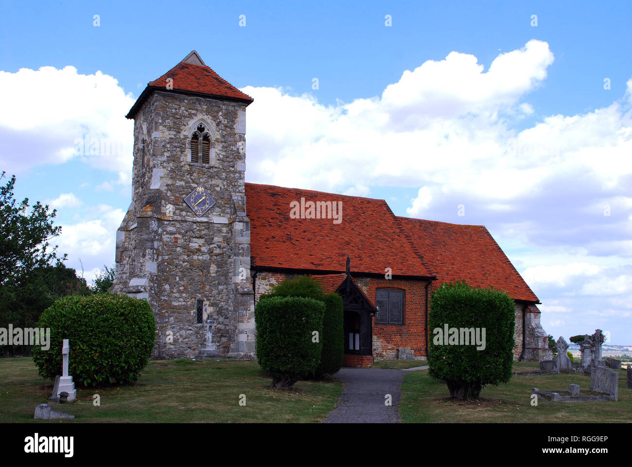 St Andrews Church in the village of Ashingdon, Essex Stock Photo - Alamy