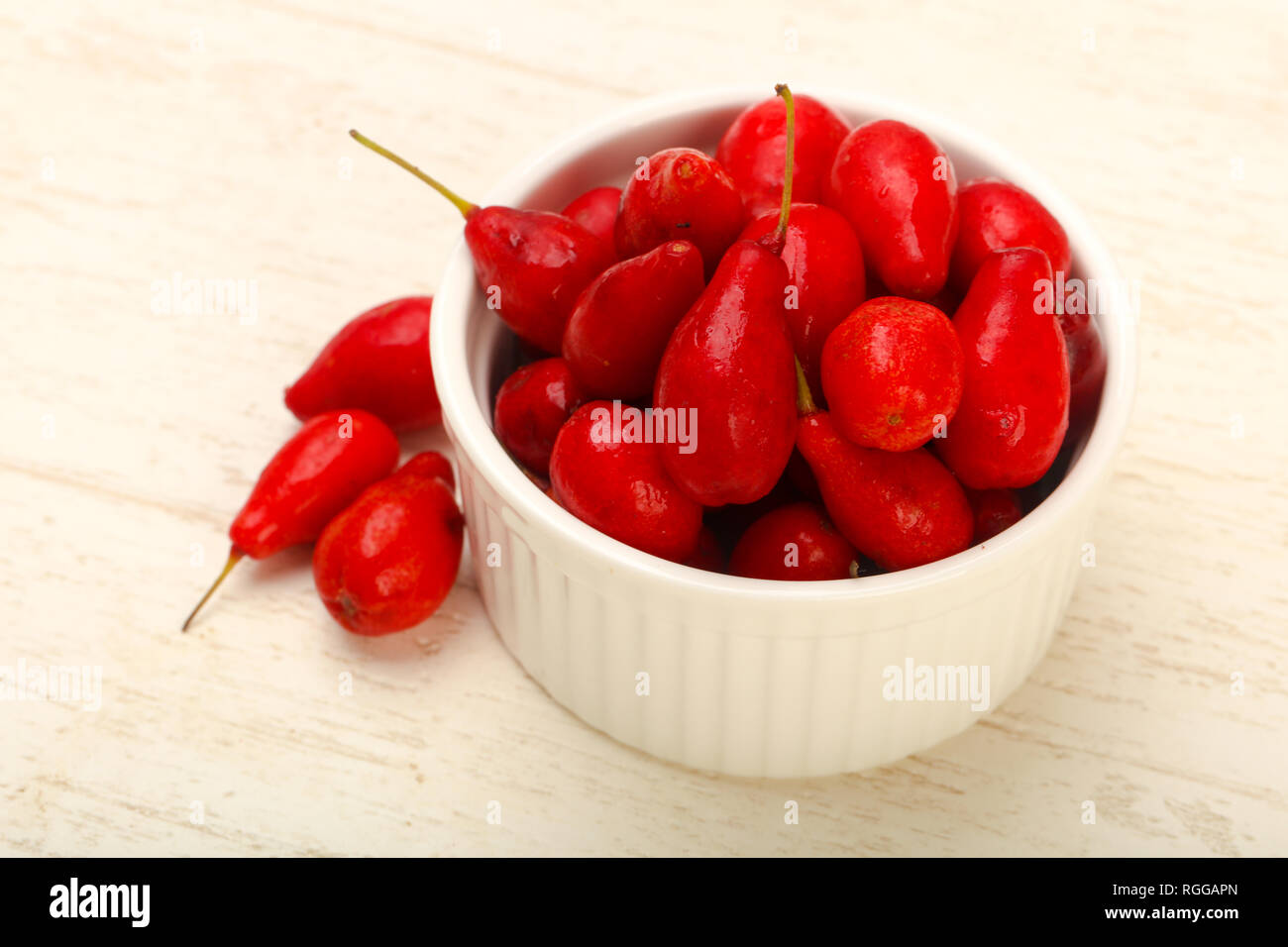 The cornel fruit Stock Photo - Alamy