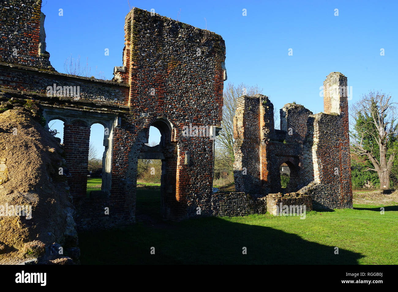 St albans lee house ruins hi-res stock photography and images - Alamy