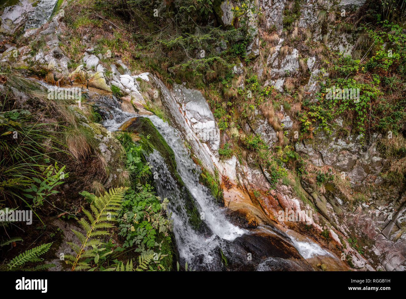 All Saints Waterfalls, town Oppenau, Northern Black Forest, Germany ...